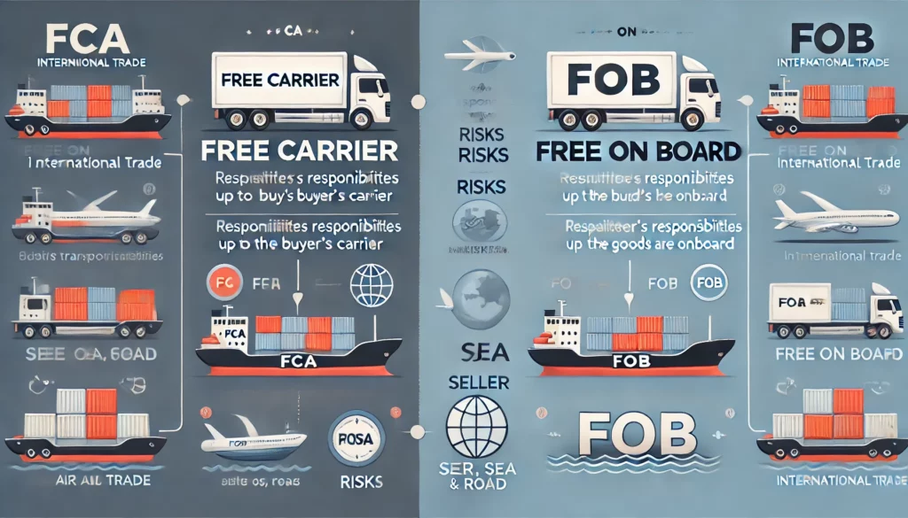 Sự Khác Biệt Giữa Điều Kiện FOB vs FCA Trong Incoterms - UNISHIP LOGISTICS